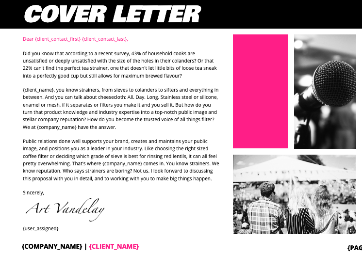 Public Relations Proposal Template | Proposify